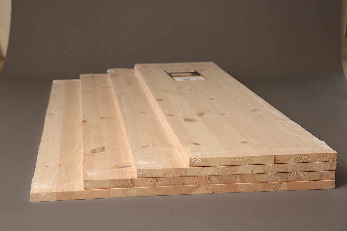 Shrink Wrapped Pine Panels for Enhanced Protection – Uniboards
