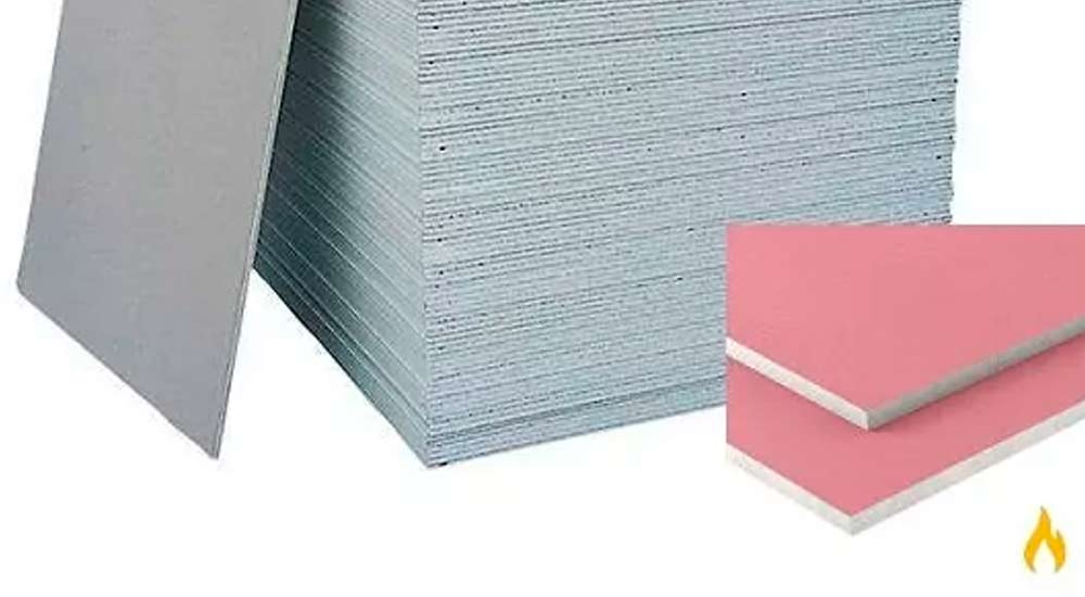 Gypfor Fire Plasterboard Tapered Edge 2400mm x 1200mm – Uniboards