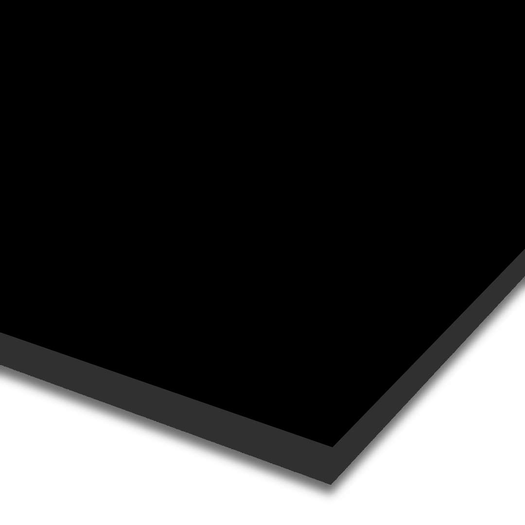 Kronospan Gloss MDF Black 0190 MG - Bold & Luxurious – Uniboards